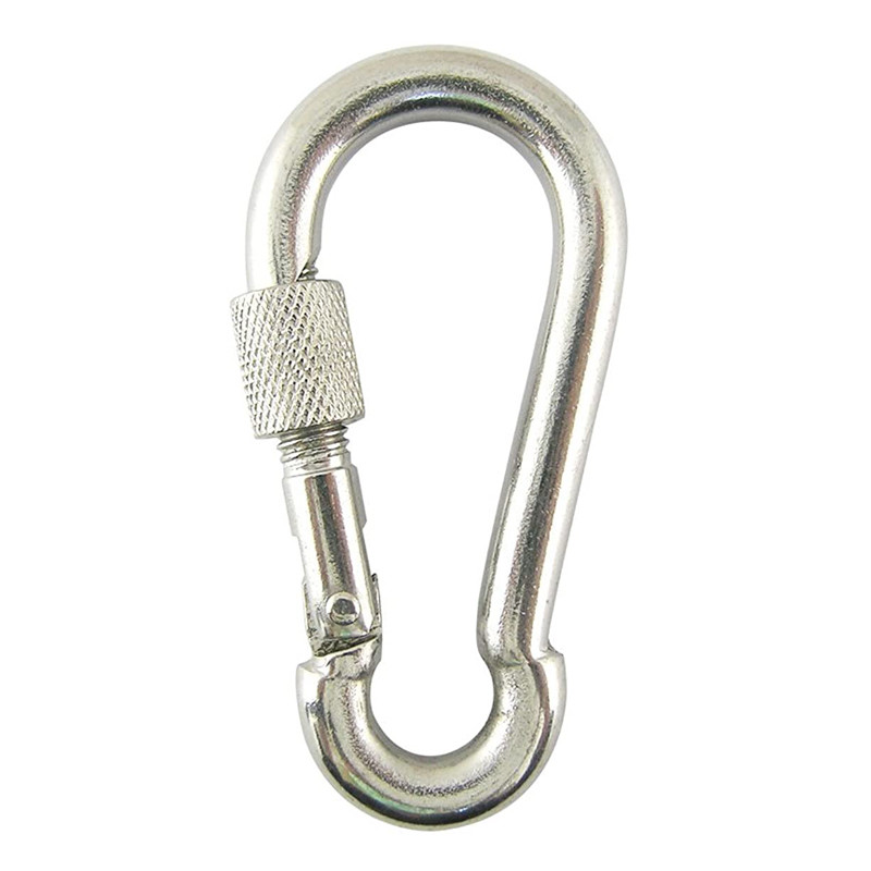 Professional POLISH Finish Stainless Steel Spring Snap Hook with Screw ...