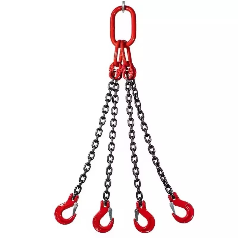 G80 Chain Sling With Legs/Endless for Lifting Goods Black Finish Welded ...
