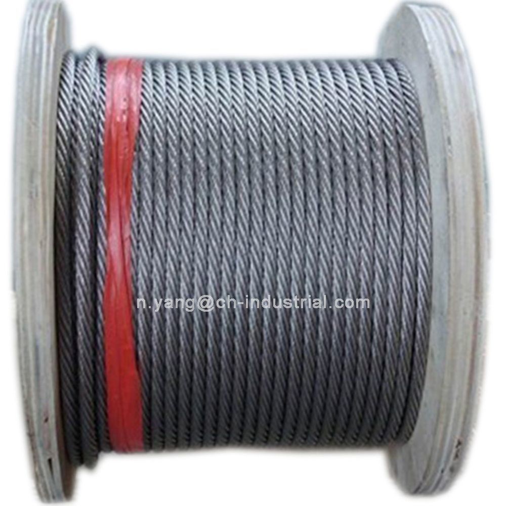 6x12 7FC Wire Rope 8mm Galvanized Steel Rope for Tough Conditions